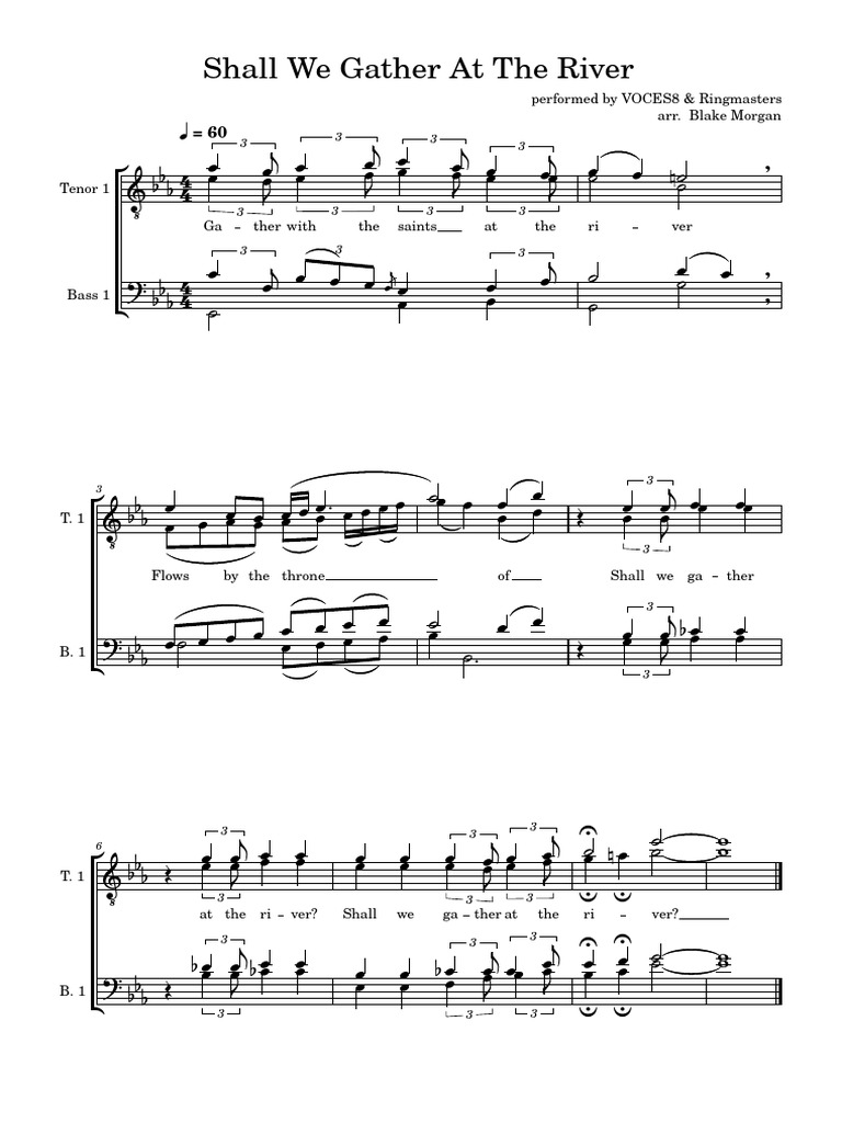Shall We Gather At The River - Sheet Music | PDF