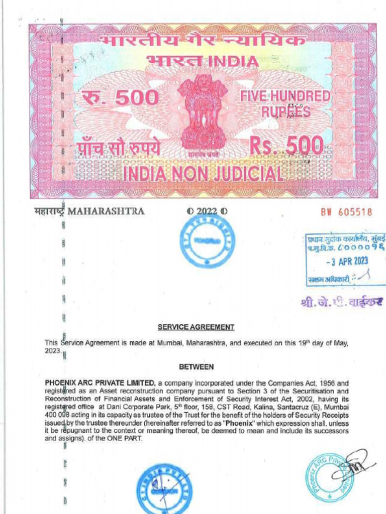 C1 India Agreement - 19-05-2023 To 31-03-2025 2 | PDF