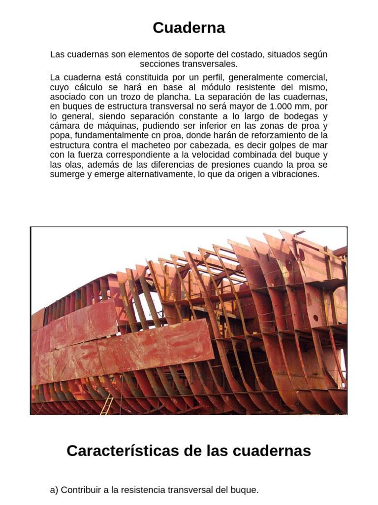 Forro Exterior y Cuadernas | PDF | Acero