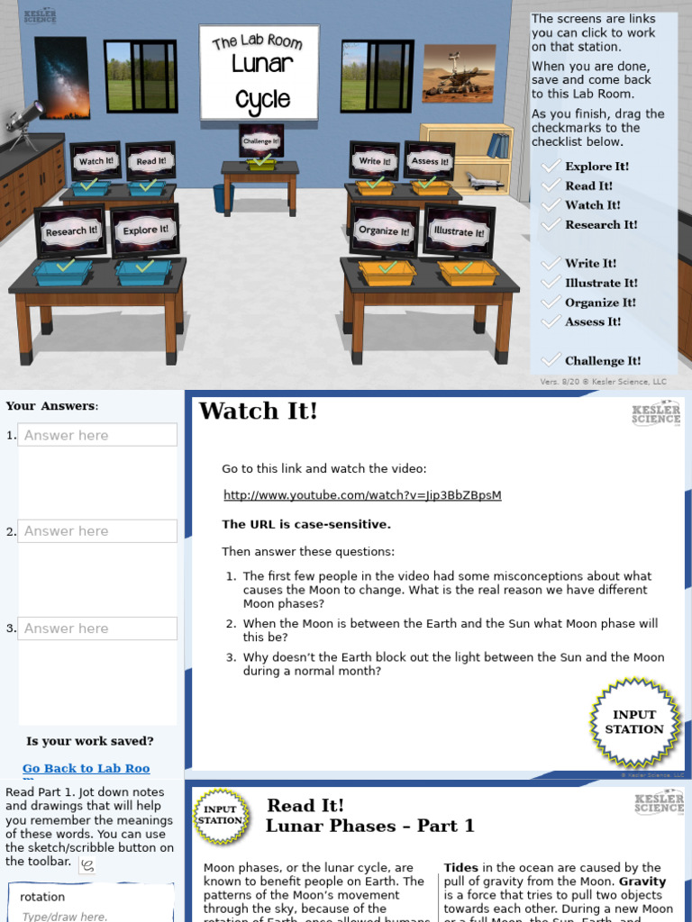 Conner Standley - Lunar Cycle Stations | PDF | Moon | Tide