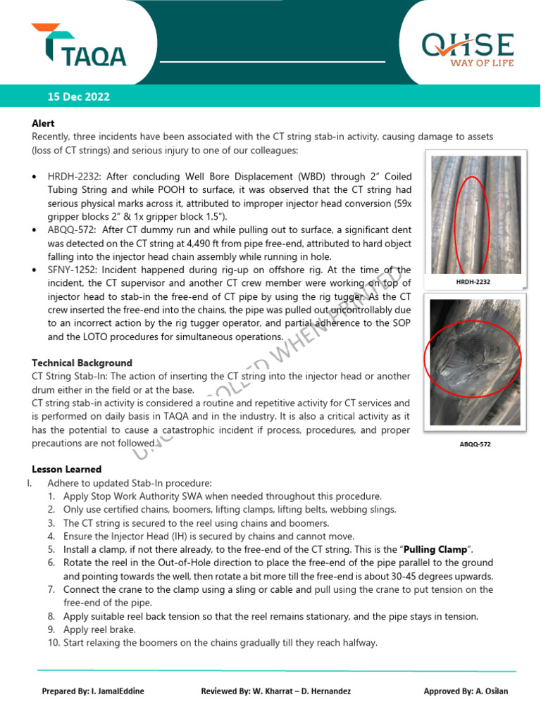 Ct-Ta-2022-007 CT String Stab in v01 | PDF | Crane (Machine)