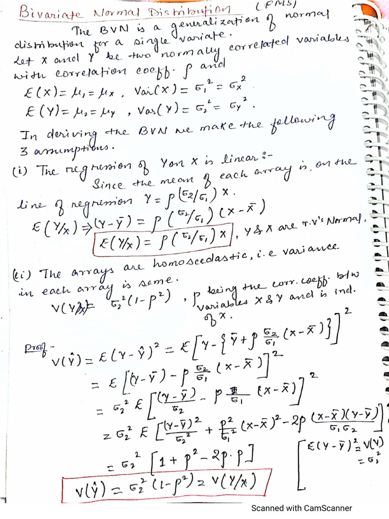 Bivariate Normal | PDF