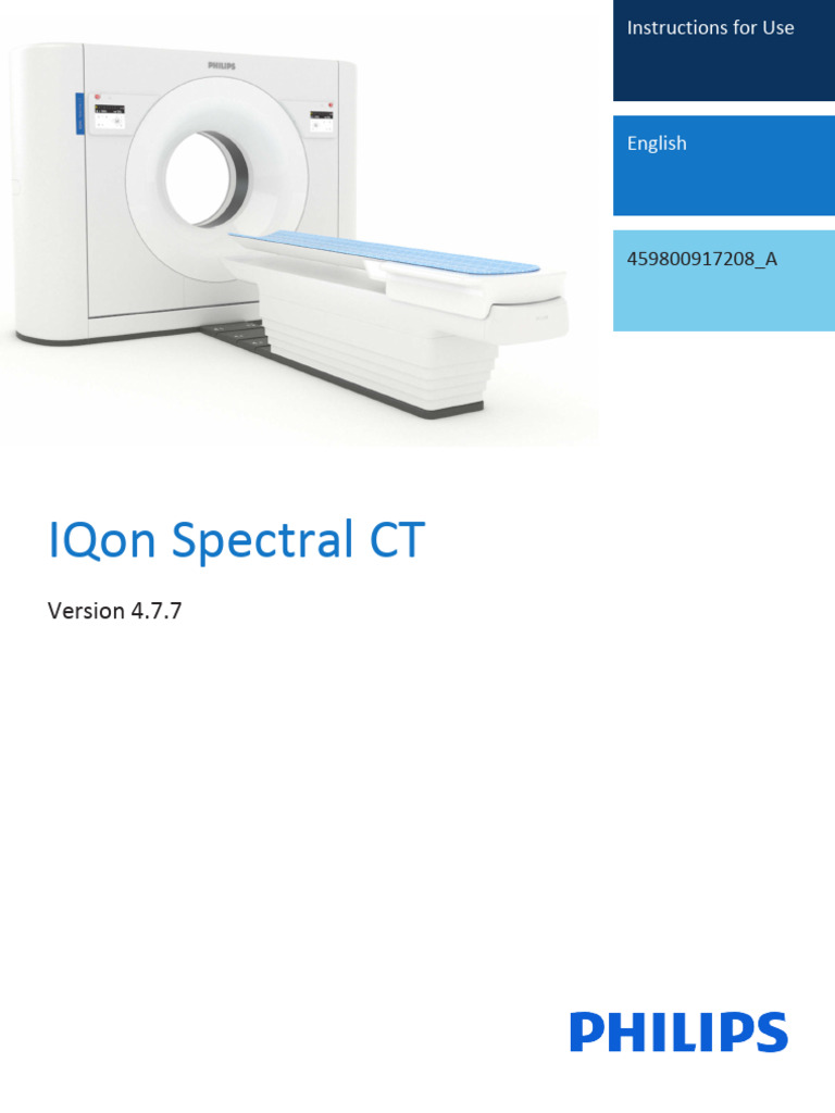 Philips Iqon Spectral Ct | PDF | Ct Scan