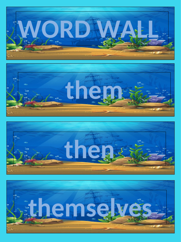 Sea Days of The Week Cards | PDF