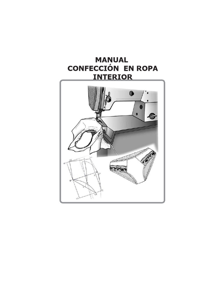 Manual Confección en Ropa Interior | PDF | Textiles | Ropa