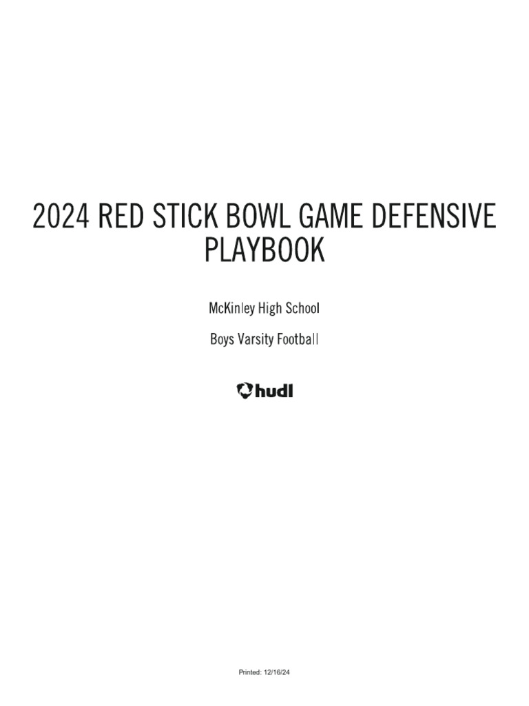 2024 RSB Defensive Playbook | PDF | American Football | Team Sports