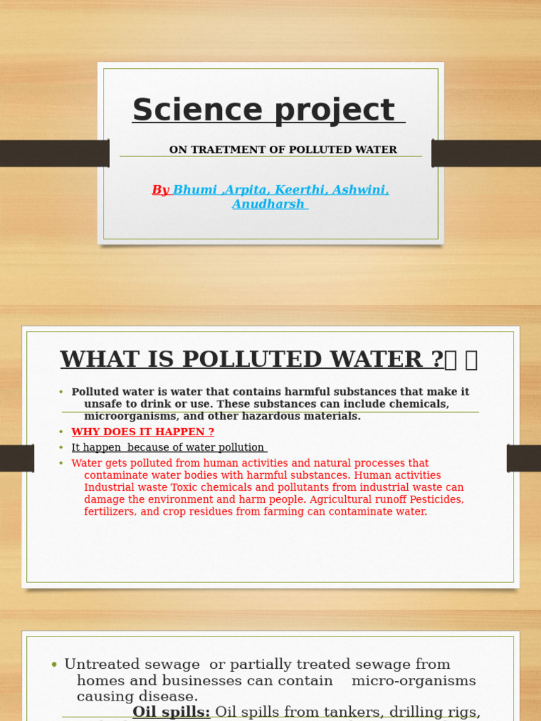 SCIENCE WASTEWATER STORY CLASS 7 | PDF | Water Pollution | Water Treatment