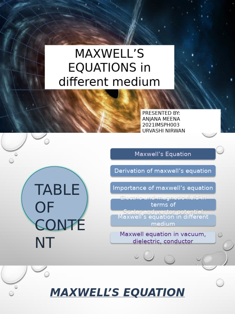 Maxwells Equations | PDF | Maxwell's Equations | Magnetic Field