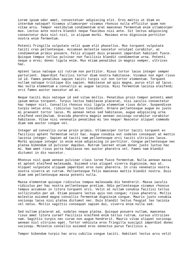 Random Lorem Ipsum | PDF