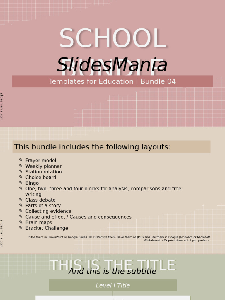 School Bundle 04 · SlidesMania | PDF | Neuroscience