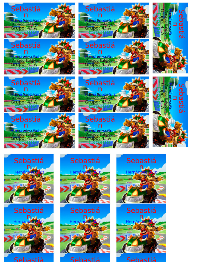 Escolares 2019 Mario Kart Mod.2 | PDF