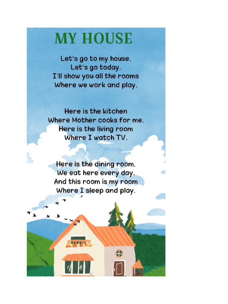 my house poem | PDF