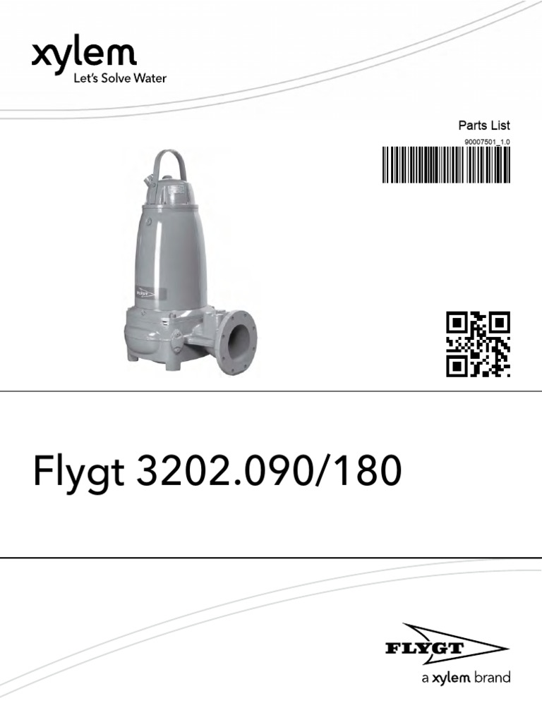 Flygt 3202.090/180 Parts List Guide | PDF | Electrical Engineering