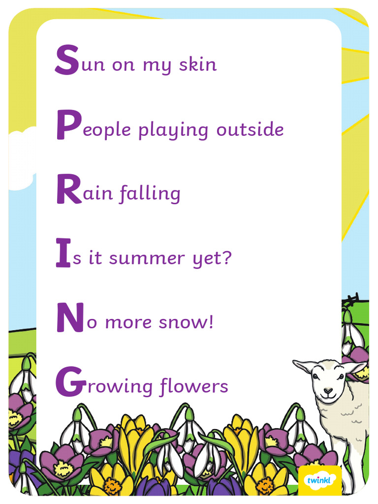 Acrostic Spring | PDF