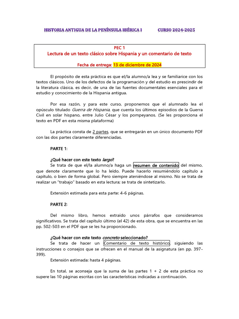 Pec 1 - Hapi 1 Curso 24-25 | PDF