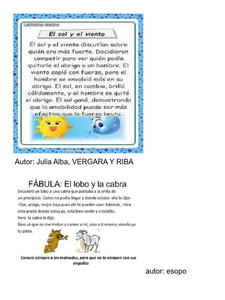 3 Fábulas | PDF