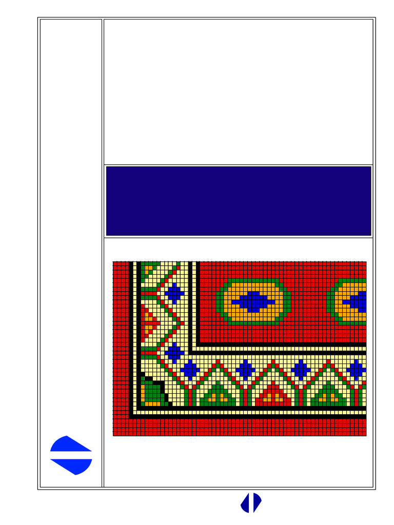 Jacquard Card Design for Carpets | PDF | Carpet | Textile Arts