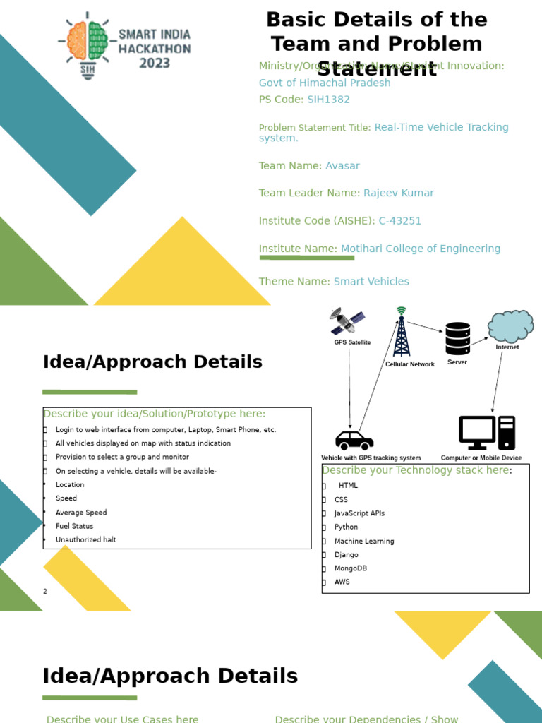Team Avasar - Rajeev Kumar - SIH1382 | PDF | Information Technology | Computer Science
