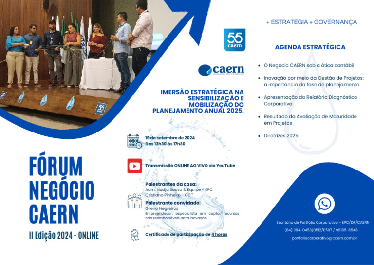 Folder Forum Negocio Caern II Edicao 2024 Online | PDF