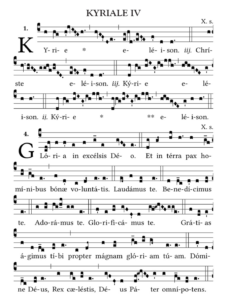 KY04_Kyriale IV | PDF