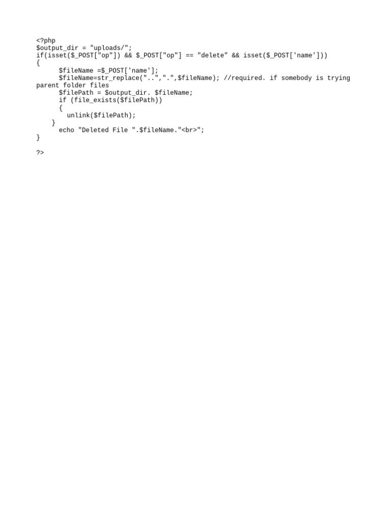 Delete PHP | PDF