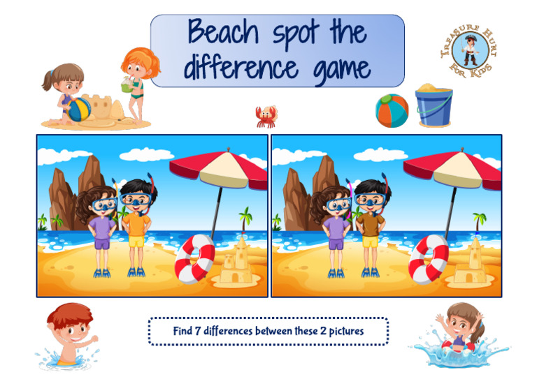 Spot The Difference BEACH.1 | PDF