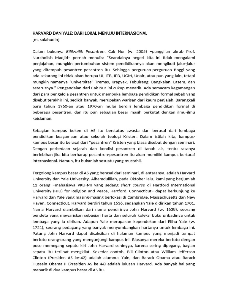 Harvard Dan Yale | PDF