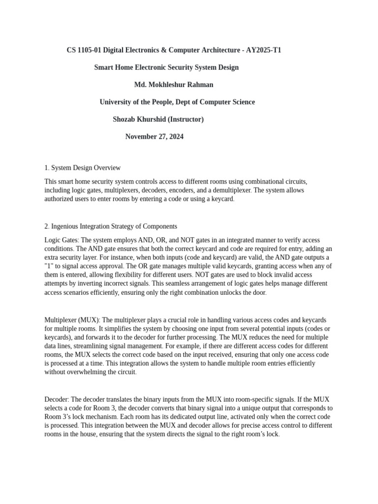 Assignment Activity Unit 2 | PDF | Electronics | Digital Electronics