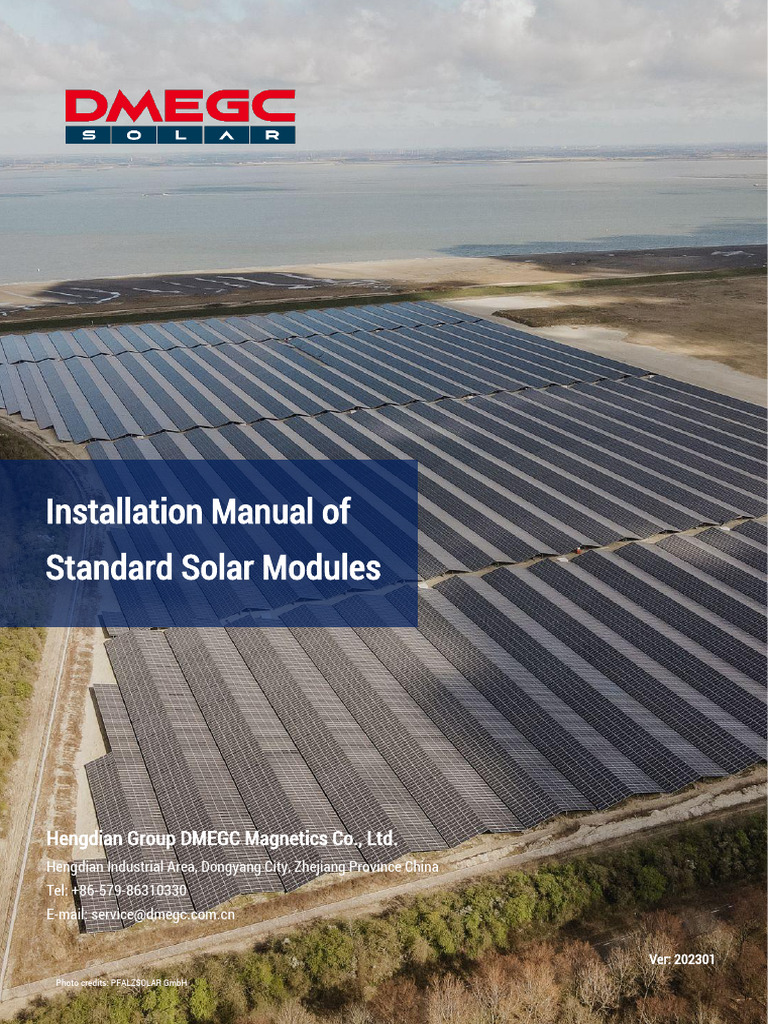 Solar Module Installation Guide | PDF | Solar Panel | Photovoltaics