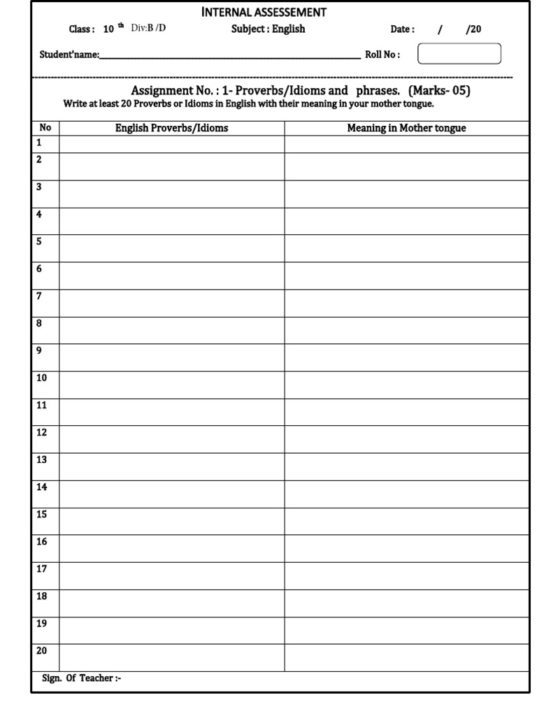 10 TH ORAL+ASSIGNMENT | PDF