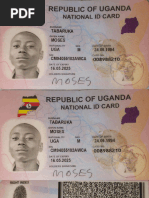 Form 9 - Application For Renewal of National Identification Card Form | PDF