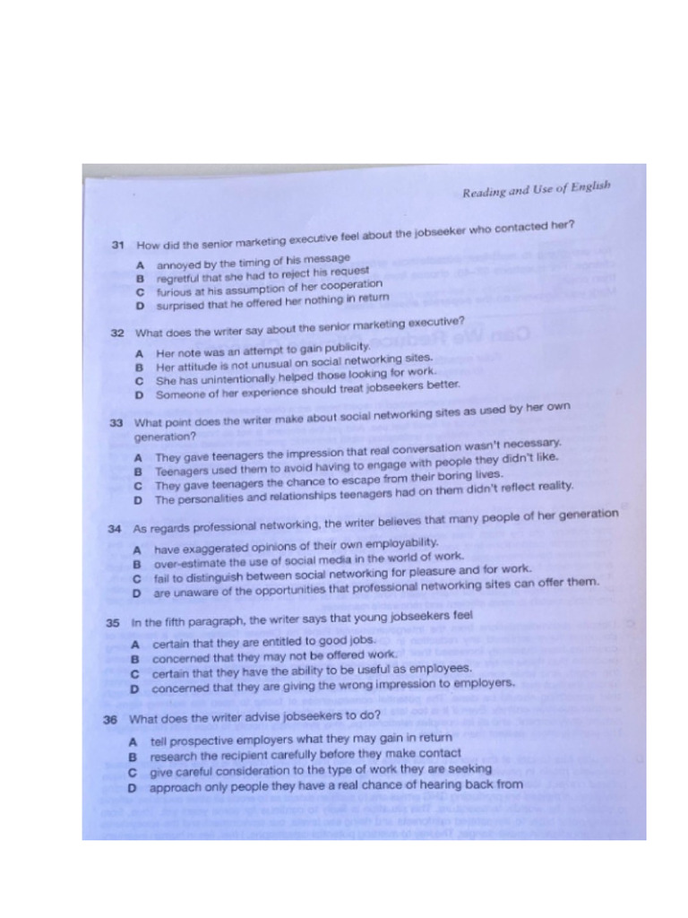 Test Cambridge | PDF