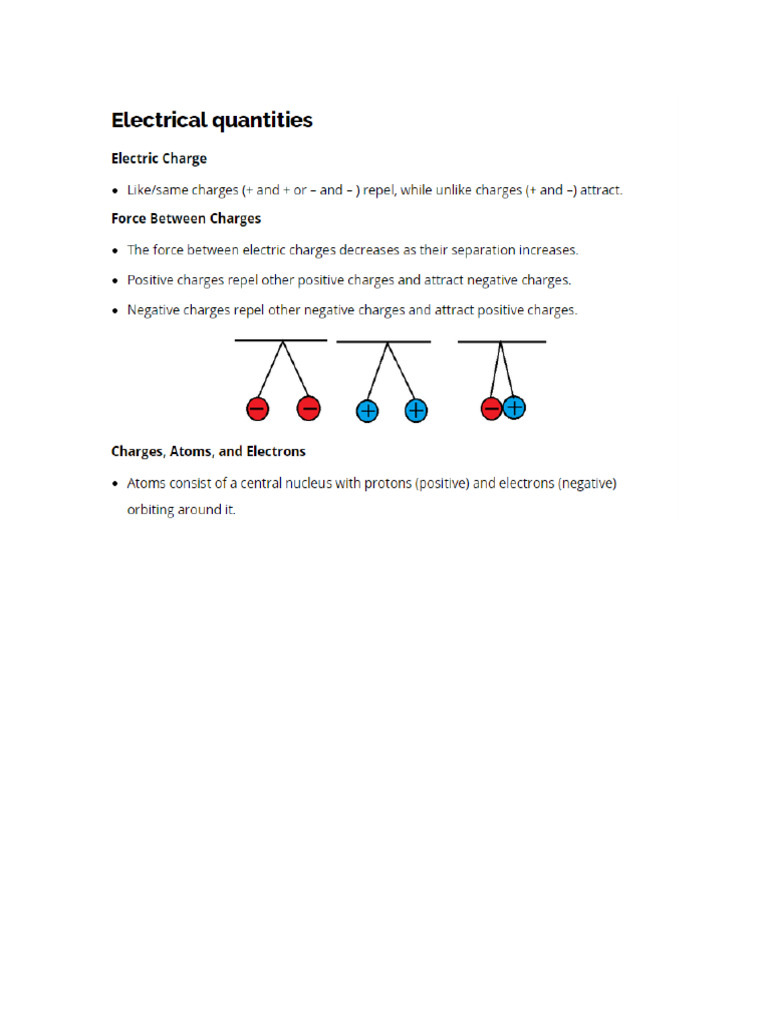 Electrical Quantities | PDF