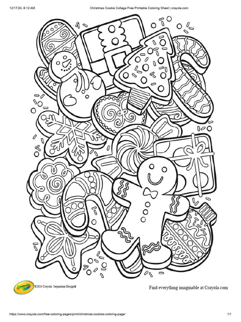 Christmas Cookie Collage | PDF