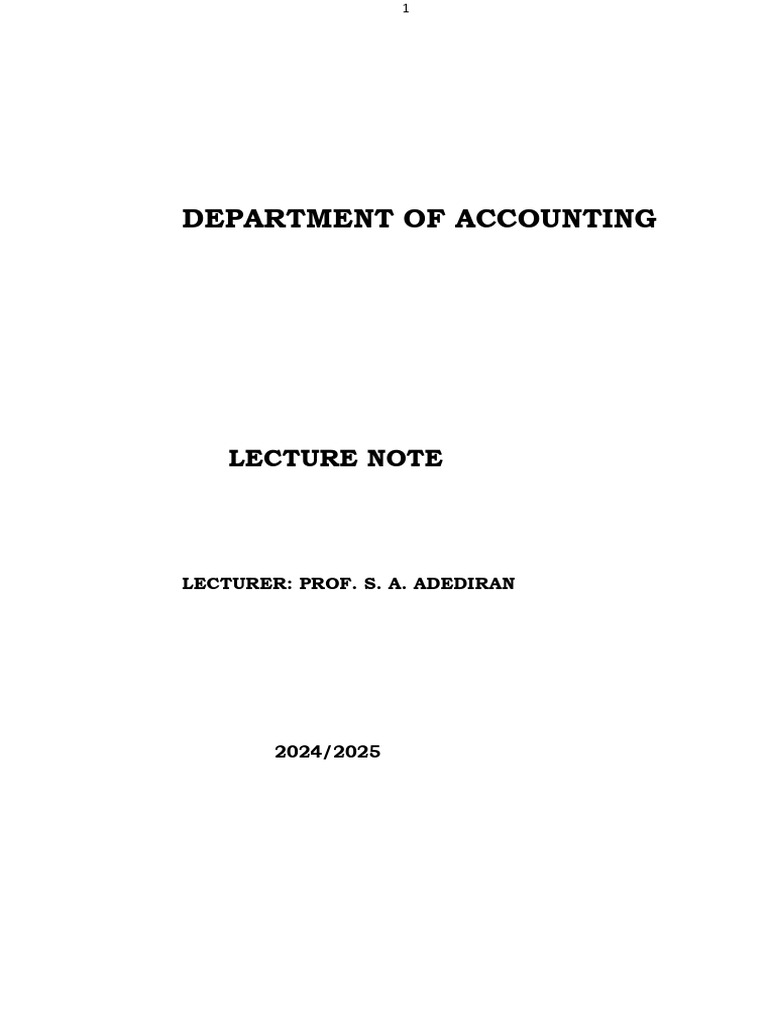 Auditing Note 400l 2024 | PDF | Audit | Internal Control