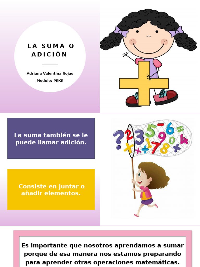 La Suma o Adición | PDF