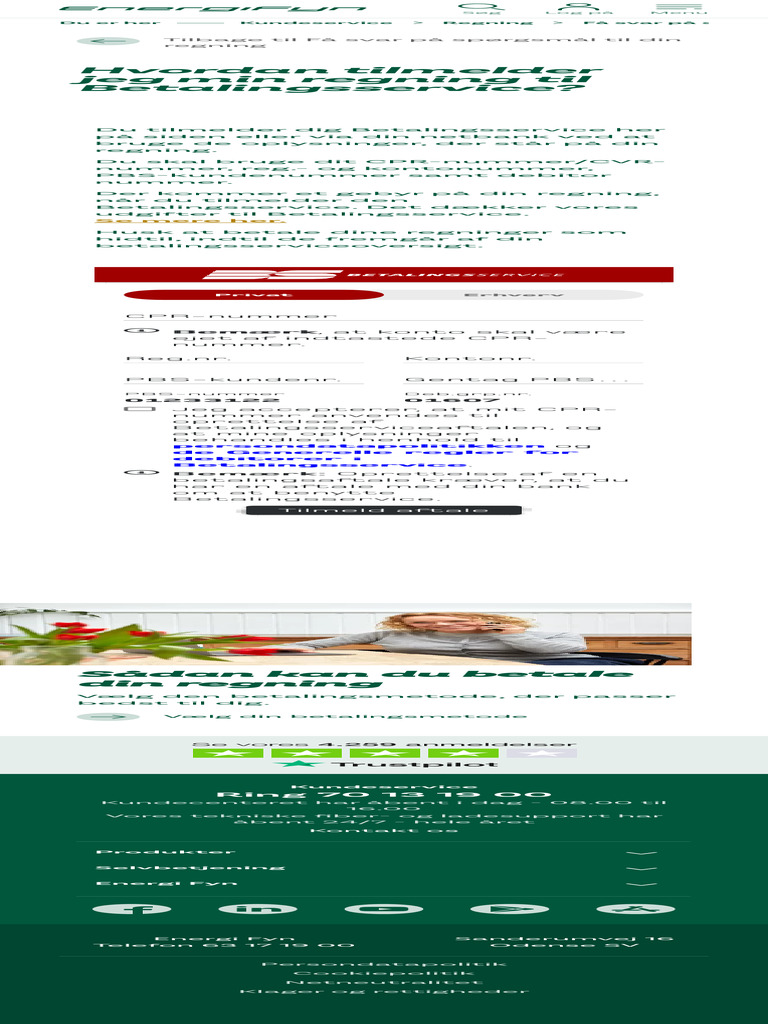 Hvordan tilmelder jeg min regning til Betalingsservice Få svaret her | PDF