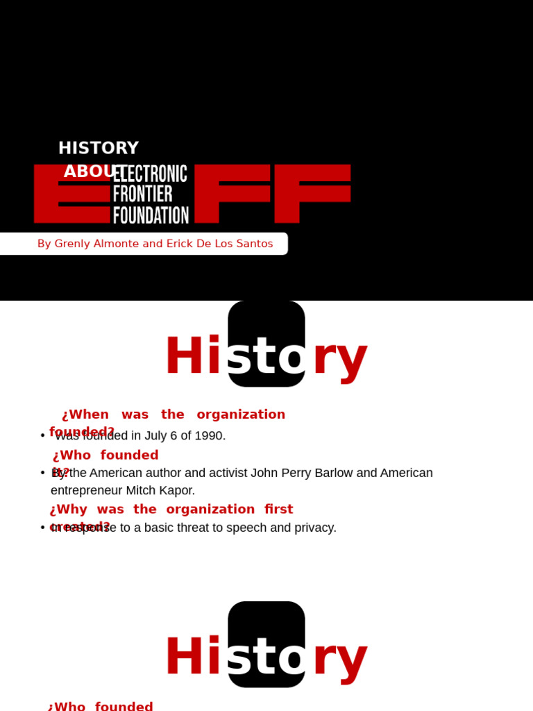 Electronic Frontier Foundation | PDF | Privacy | Freedom Of Speech