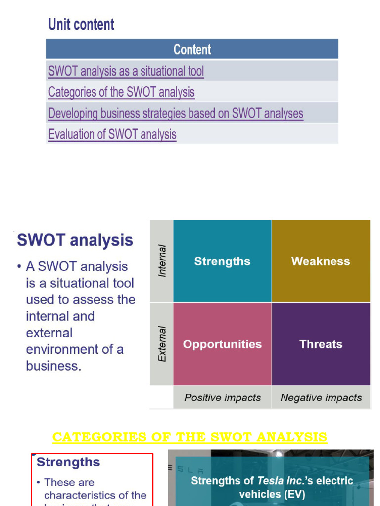 SWOT ANALYSIS | PDF