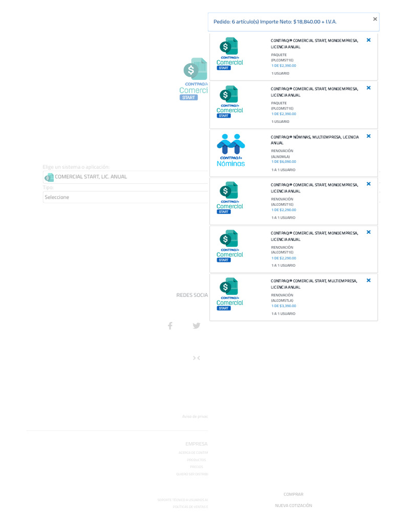 Venta en Linea CONTPAQi® | PDF | Informática