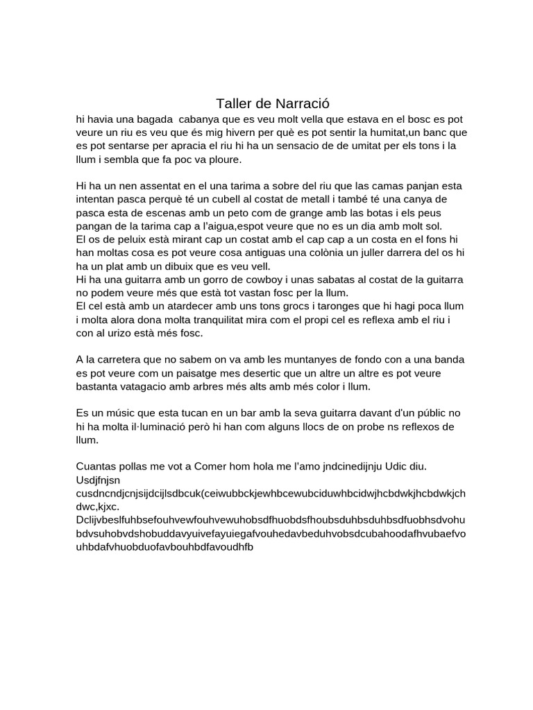 MIRIAM MUÑOZ GARCÍA - Text Creació història | PDF