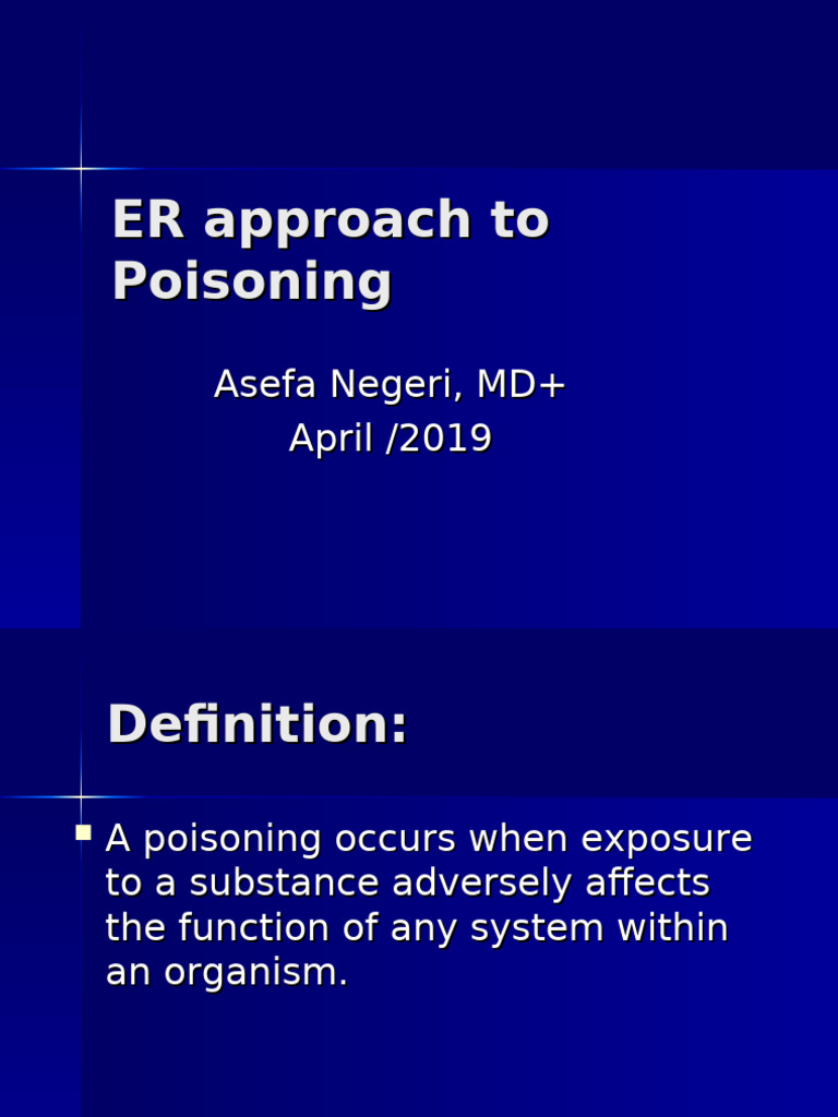 Understanding Poisoning: Causes and Management | PDF | Medical Specialties