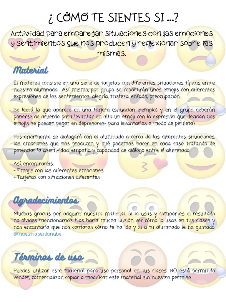 Como Te Sientes Si... | PDF