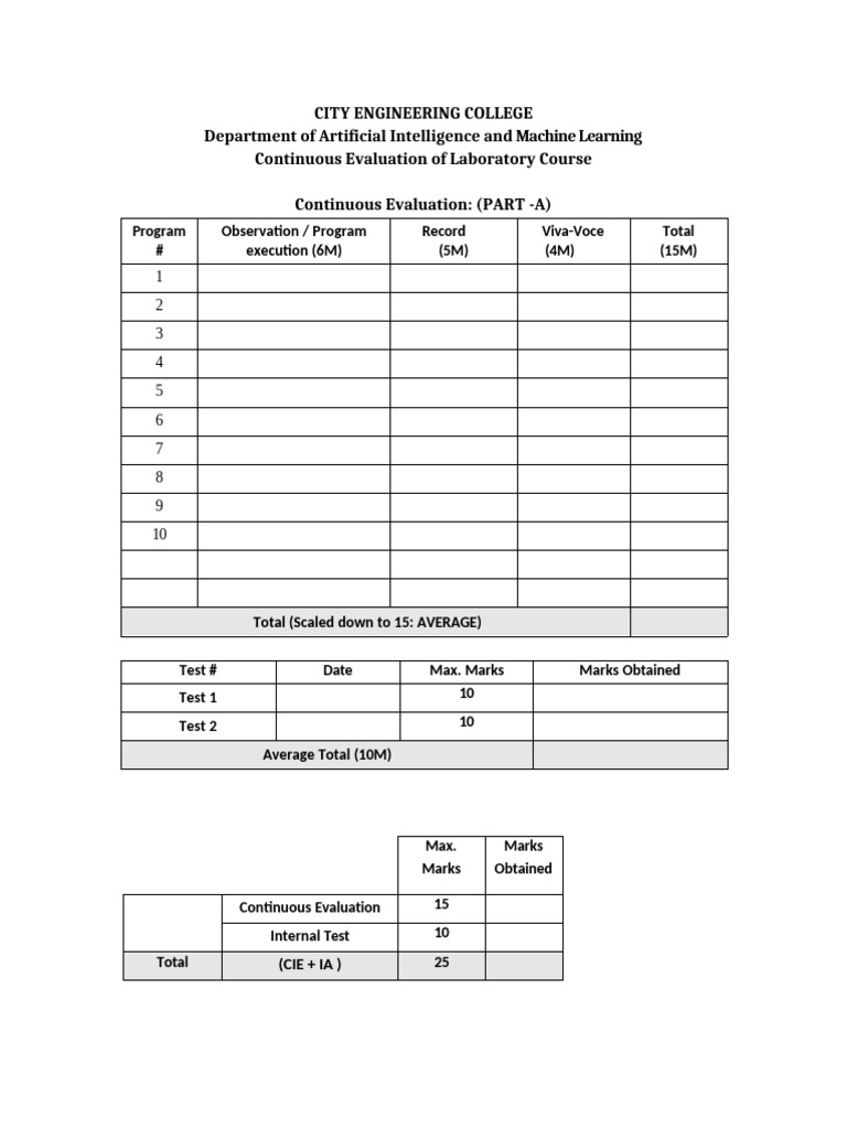 Lab Evaluation Pop Lab | PDF