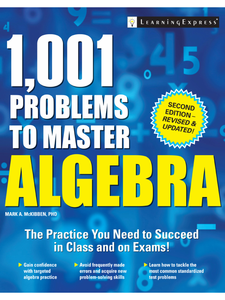 1001 Algebra | PDF | Algebra | Equations