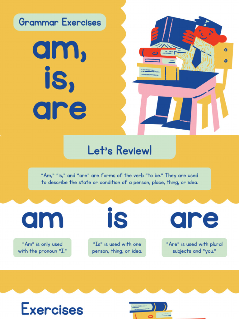 Grammar Exercises Be Verbs | PDF