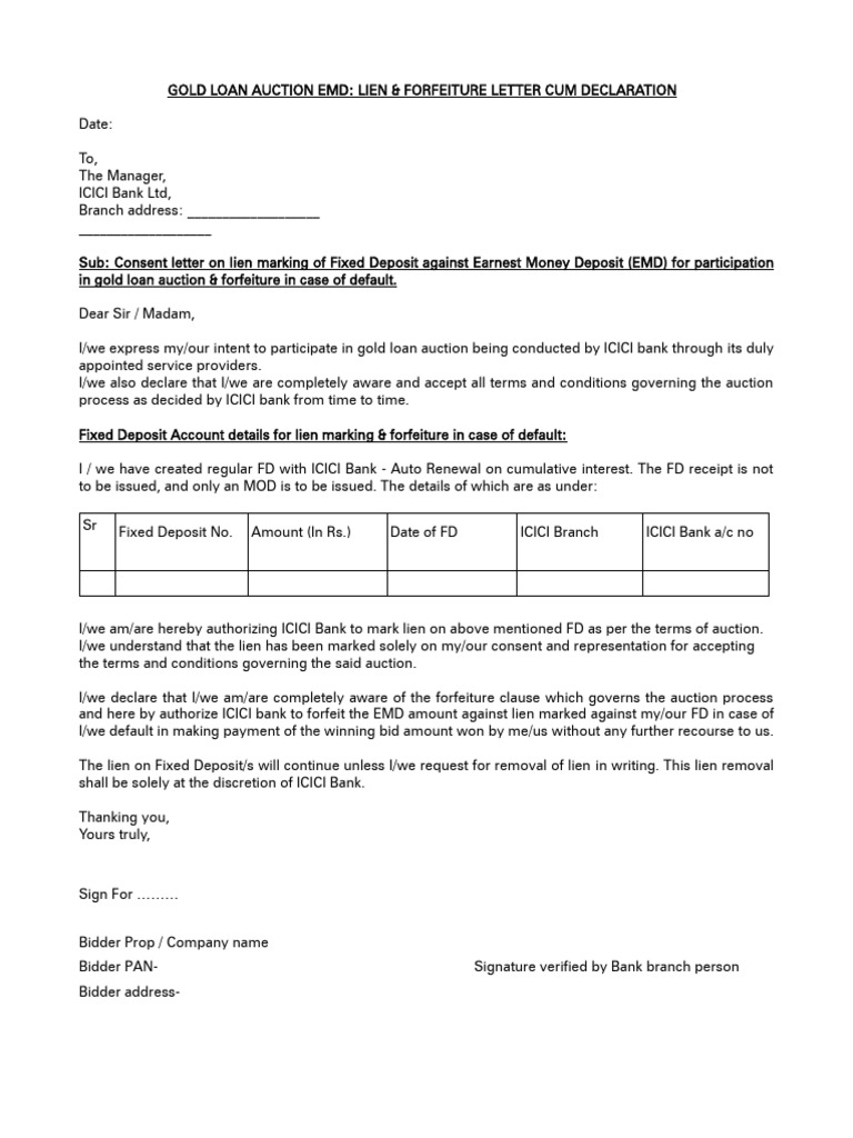 EMD FORFEITURE Declaration | PDF