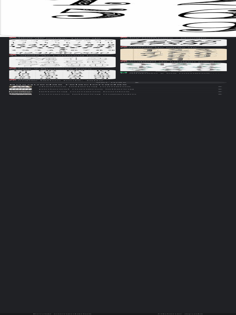 Tipografía y Lettering en Números | PDF