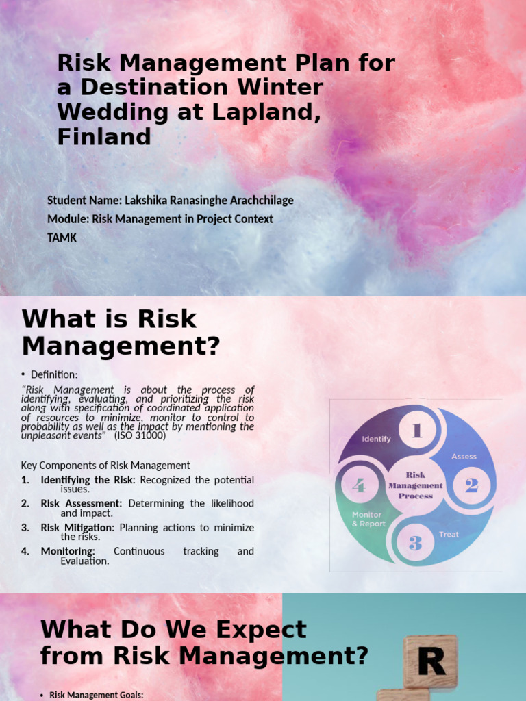 Risk Management Plan For A Destination Winter Wedding | PDF | Risk ...