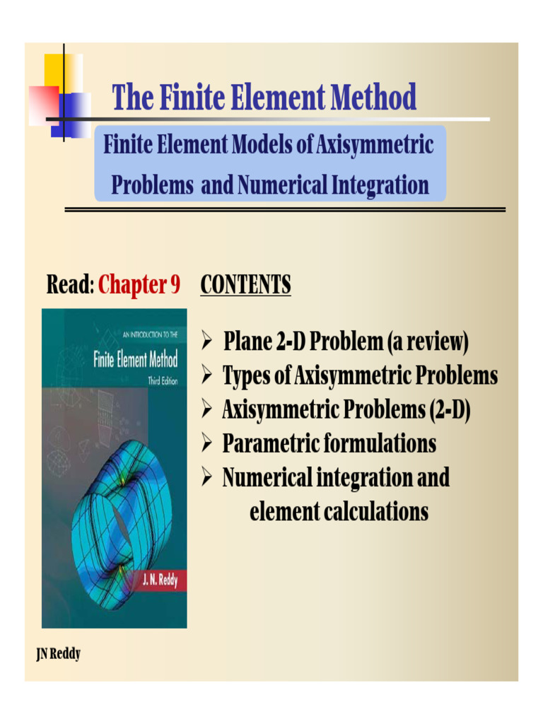 Axisymmetric Finite Element Models | PDF